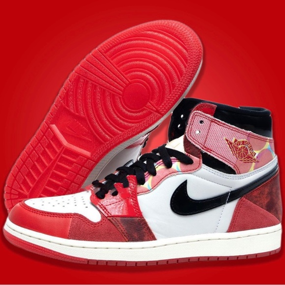 Nike | Shoes | Jordan Retro High Og Spiderman Across The Spiderverse Gs ...